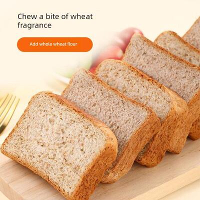 全麦糖脂肪0蔗早00ZNU餐代餐面包面包粗粮4片无脱氢