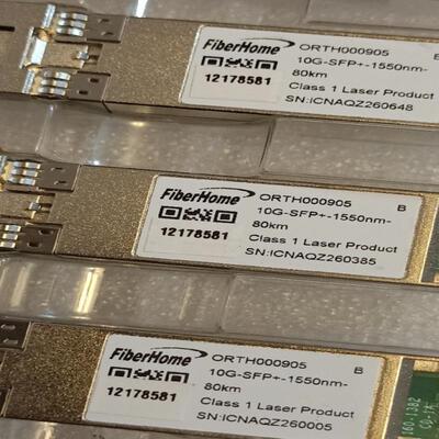 FiberHome全新烽火10g80km光模块.