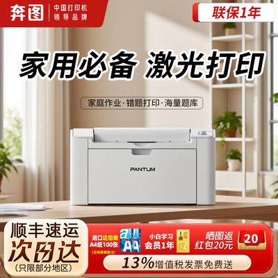 家用必备政府补贴20%奔图P2200W