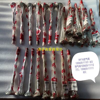 询价YANMAR 6NY16 进气阀，排气阀，喷油器