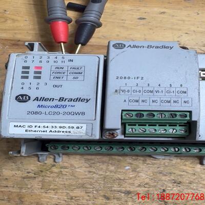 【非标价】ab，2080-lc20-20qwb，2080-if12，通