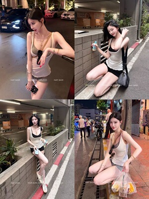 【Fart Shop】绝美腰身比 莱赛尔吊带罩衫两件套女春夏吊带背心