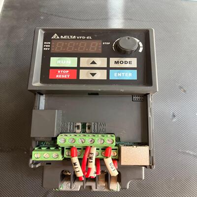 （设备配件）实物VFD015EL43AKW完好，1.5拍摄台达变频器功能