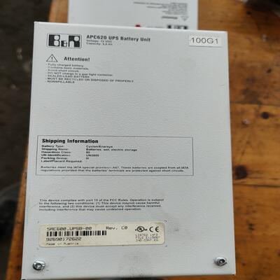 APC620 UPS Battery 电池单C600.U
