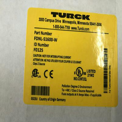 （设备配件）TURCK模块-FDNL--S1600-W全到货-.即拍即发