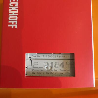 倍福模块 EL9184 原装正品 装齐全