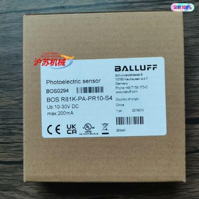 全新原装正品 巴鲁夫 BOS0294 BOS R81K-PA