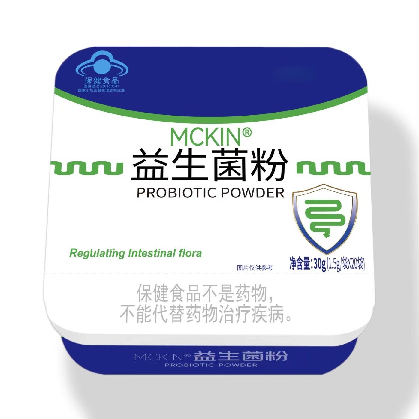 麦金利益生菌粉30g(1.5g*20袋)男女通用固体饮料粉