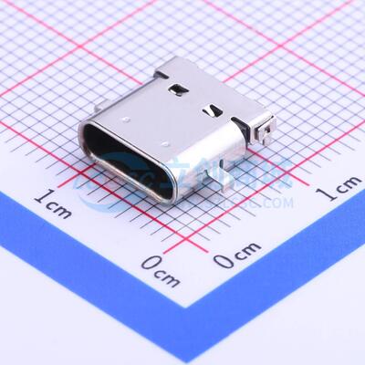 USB3.1 Type-C连接器 24P母座 TYPE-C-31-M-01 前插后贴 韩国韩荣