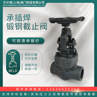 锻钢焊接闸阀截止承插蒸