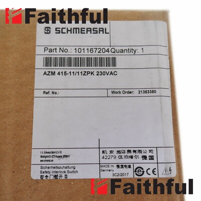 议价Schmersal 101167204 施迈赛安全开关 AZM415-11/11ZPK 230VA