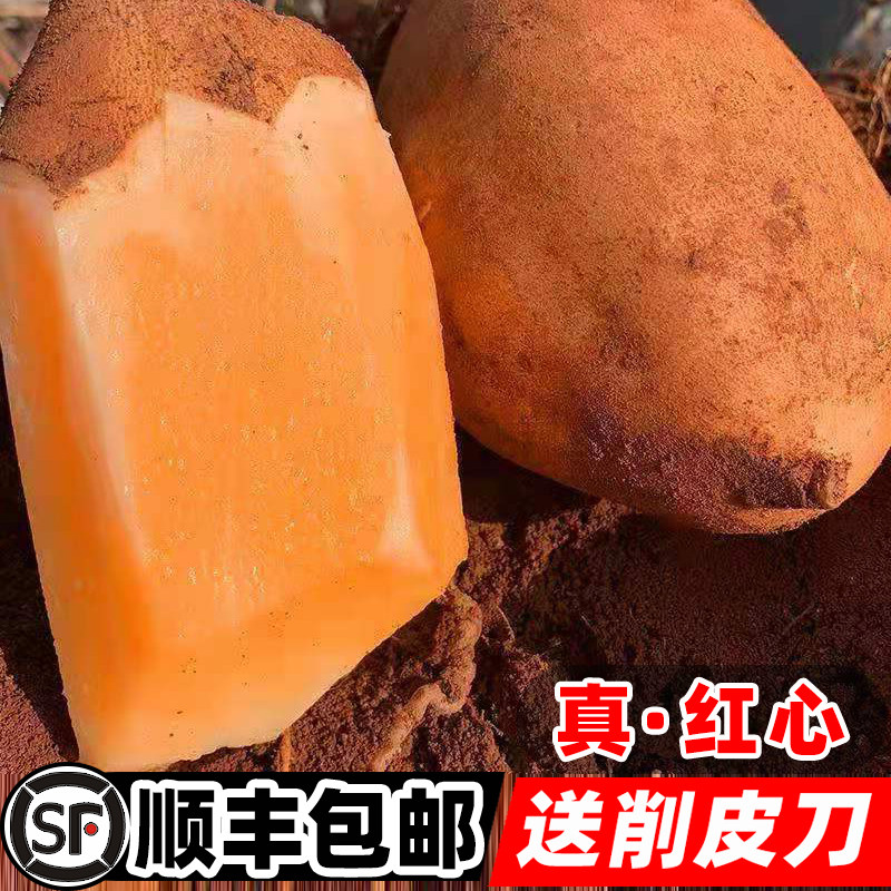 【顺丰包邮】云南天山雪莲果红心特大果新鲜9斤清甜整箱当季