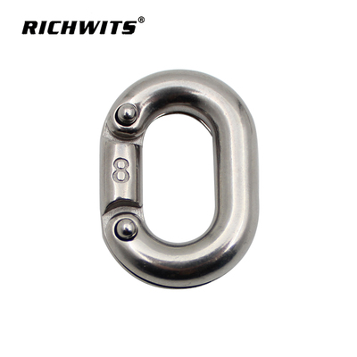 RICHWITS 不锈钢316链扣 链卡 链条连接扣 快速连接环 铆接链扣
