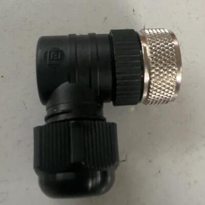 议价lumberg隆堡M12孔型4芯直角弯头RKCW 4/9安装连接器~