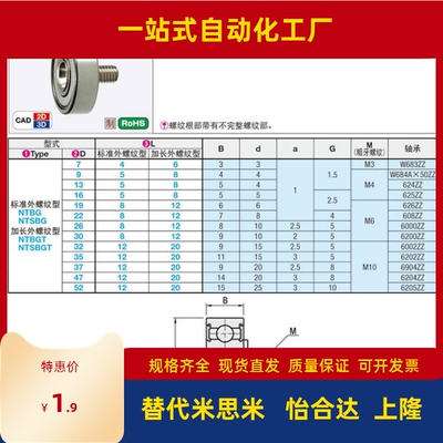 NTBG4/5轴承NTBGT52/NTSBG7/9/13/16/19/22/26/30/32/35/47/12/8