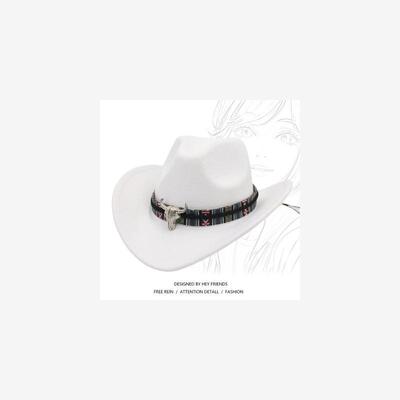 men and women's hat western cowboy jazz sun hat 西部牛仔帽