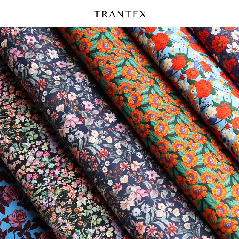 裙子全棉布料diy手工碎花印花衣服装衬衣连衣裙纯棉府绸面料