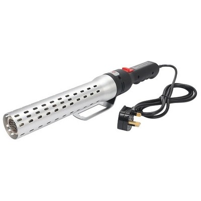 K  230V BBQ Starter in Silver, Red Electric Charcoal Lighter