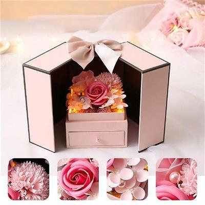 Valentines Gift Box Rose Jewelry Bouquet Box Day Box Gift