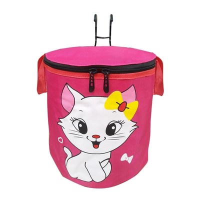Bicycle basket cover with canvas electric children lage
