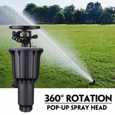 1/2 3/4 inch Pop-up Spray Head Garden Sprinkler Auto Rotatin
