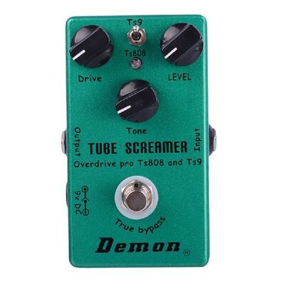 Demonfx Tube Screamer Guitar Effect Pedal 2 in 1 Overdrive