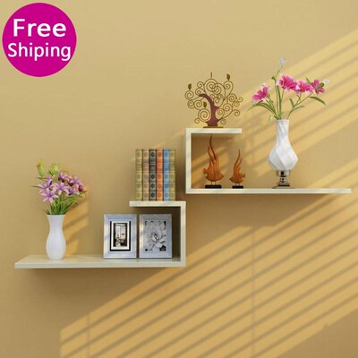 Wall shelf wall hanging creative wall partition living room
