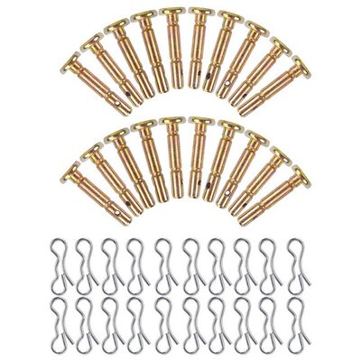 20Sets Metal Replacement Cotter Shear Pin Snow Thrower Acces