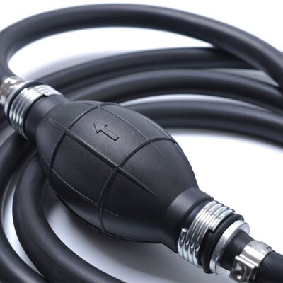 8mm Fuel Gas Hose Line Assembly With Rubber Pump Hand Squeez
