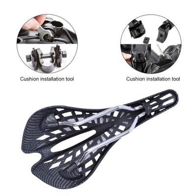 Inbuilt Saddle Suspension Bike Seat Cushion Comfortable Dura