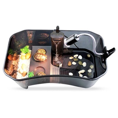 Aquarium Transparent Turtle Breeding Box Reptile House with
