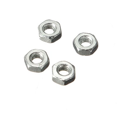 100pcs/Set Standard Screw Nut M2 Dia 2mm Hex Screw Nut Nuts
