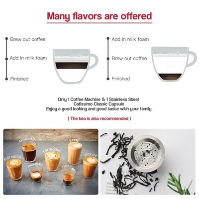 Reusable Coffee Capsule for Cafissimo Coffee Cup Stainless S