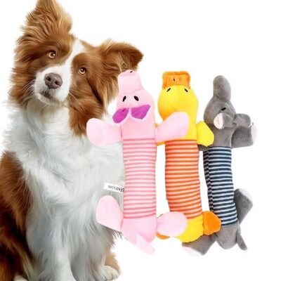 Pet Funny Plush Toys Durability Squeak Chew Sound Dolls Dog