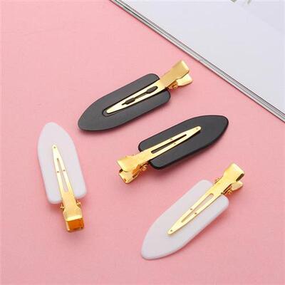 4PCS Professional Seamless Hairclip No Bend Crease Hairpin M