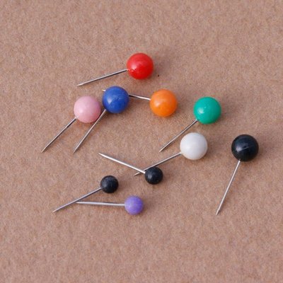 50pcs/Set New Office Thumbtacks Push Pins Metal Pin Office&a