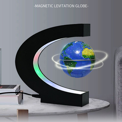 Novelty LED Night Magnetic Levitation Floating Earth Globe
