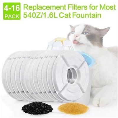 4-16Pcs Pet Water Dispenser Filter Element Activated Carbon