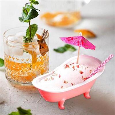 Creative Ceramic Bathtub Appearance Milk Tea Smoothie