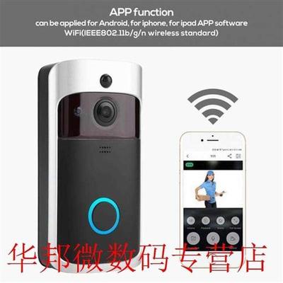 Wireless Door Bell WiFi Doorbell Smart Video Audio Phone PIR
