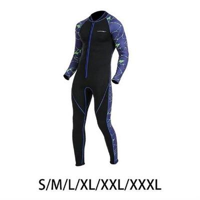 3mm Neoprene Men Wetsuit Scuba Diving Suit Long Sleeve for