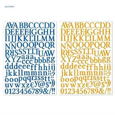 12-Sheet Self Adhesive Alphabet-Sticker Numbers Sticker