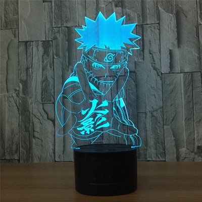 3D Lamp Anime Naruto Sasuke LED Night Light Action Figure 7
