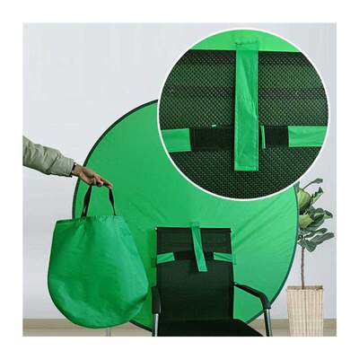 Collapsible Chroma Key Green Screen for Chairs for Tiktok V