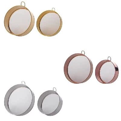 2Pc Round Kitchen Fine Mesh Flour Sifter Stainless Steel