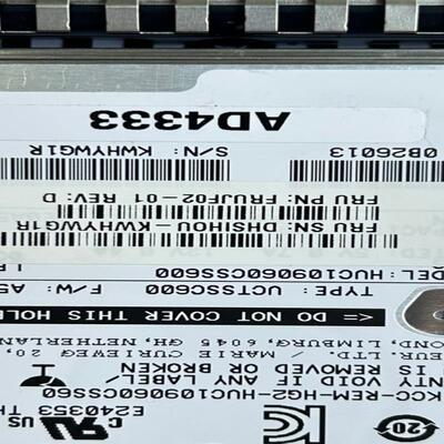 HGST/日立 HUC109060CSS600 600GB