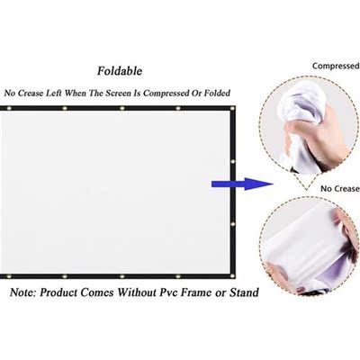 100 120 150 Inches Projector Screen Projector Simple Curtain
