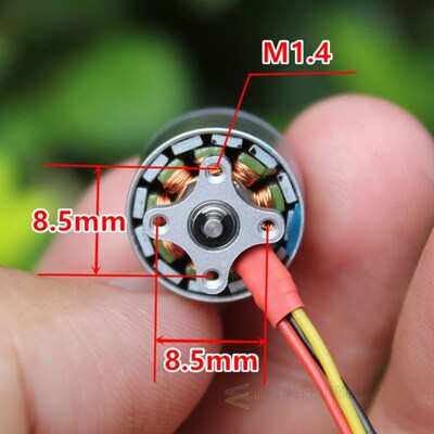 Micro 1104 HM Brushless Motor 1-2S 4300KV Mini RC Quadcopter