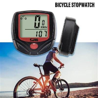 Mountain Bike Odometer  Waterproof Wired LCD Digital