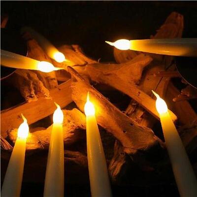 10Pcs LED Candles Light Long-Lasting Electronic Lamps Tea
